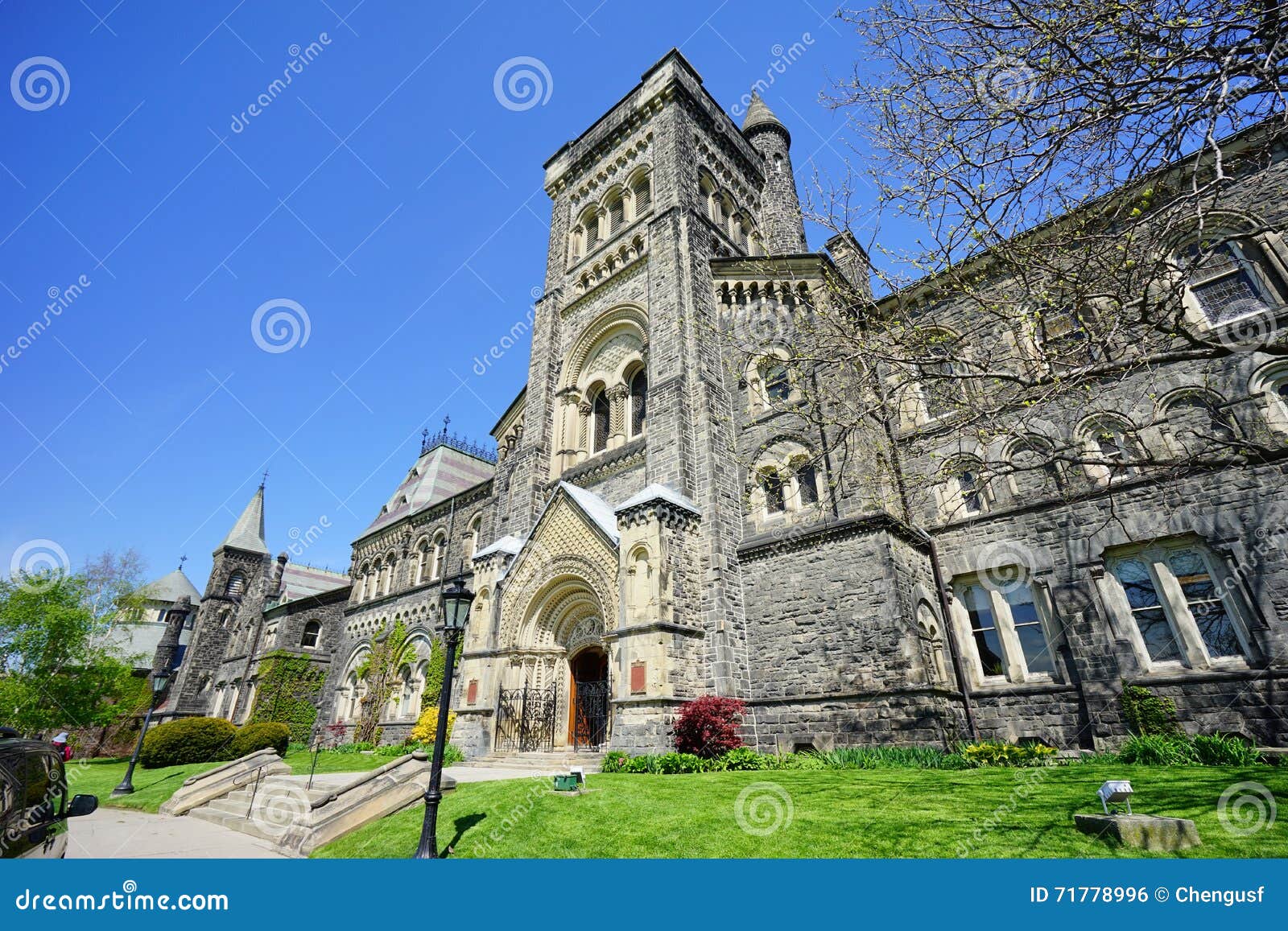 University of Toronto Building Stock Photo - Image of lectures ...