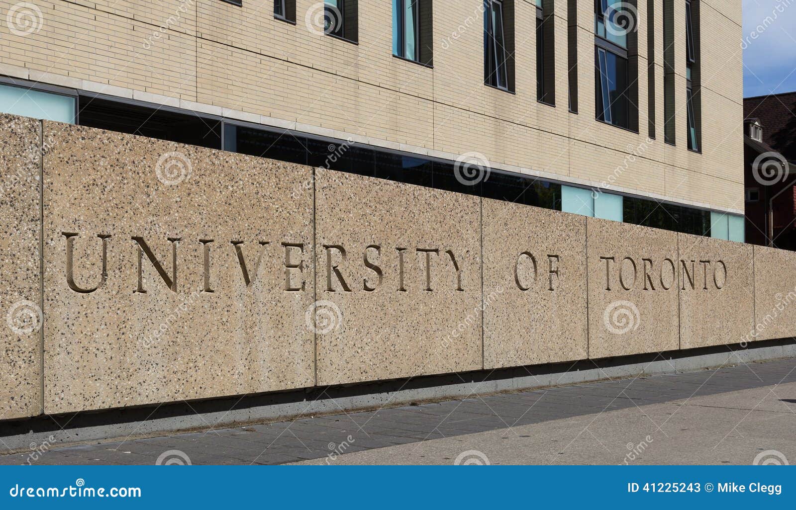 University of Toronto Sign editorial stock photo. Image of scene - 41225243