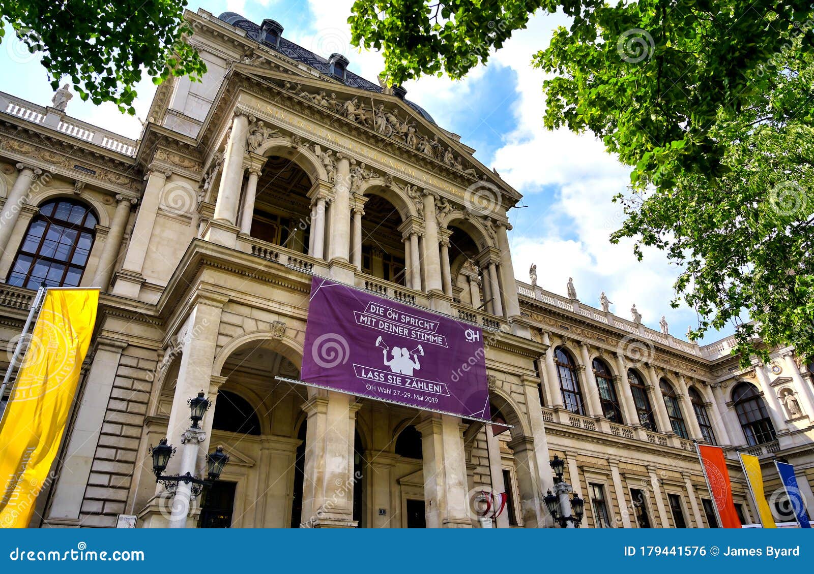 The University of Vienna in Vienna, Austria Editorial Photo - Image of ...