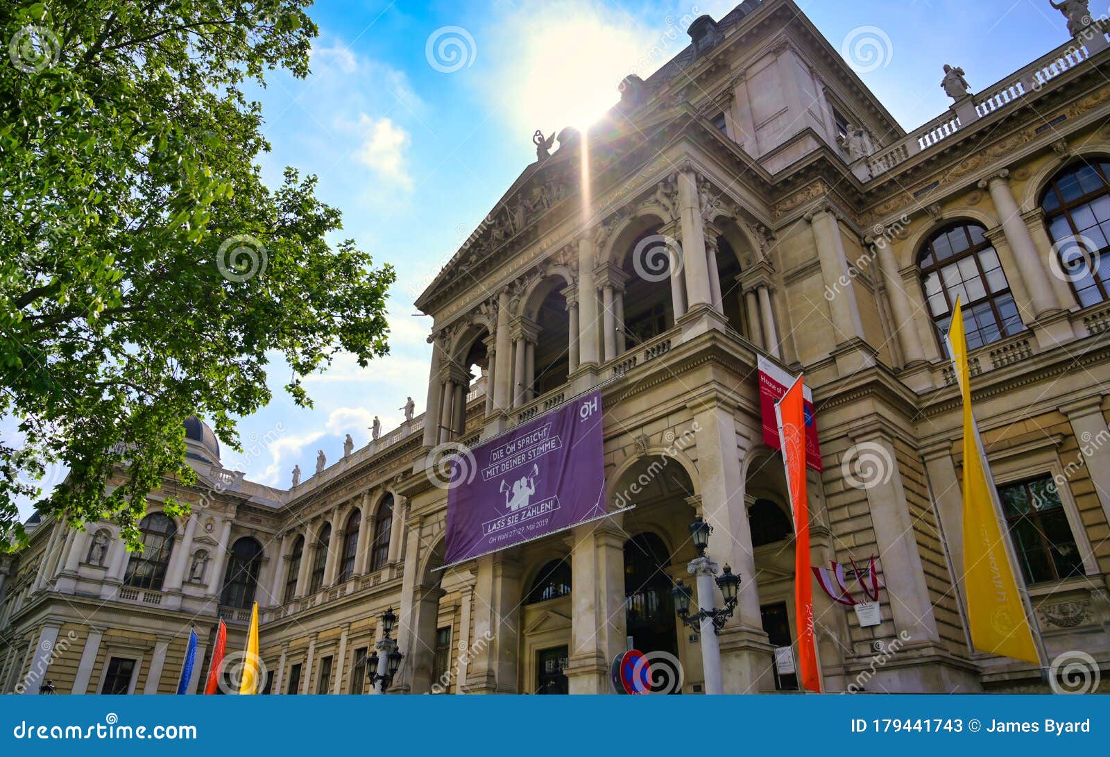 The University of Vienna in Vienna, Austria Editorial Stock Photo ...