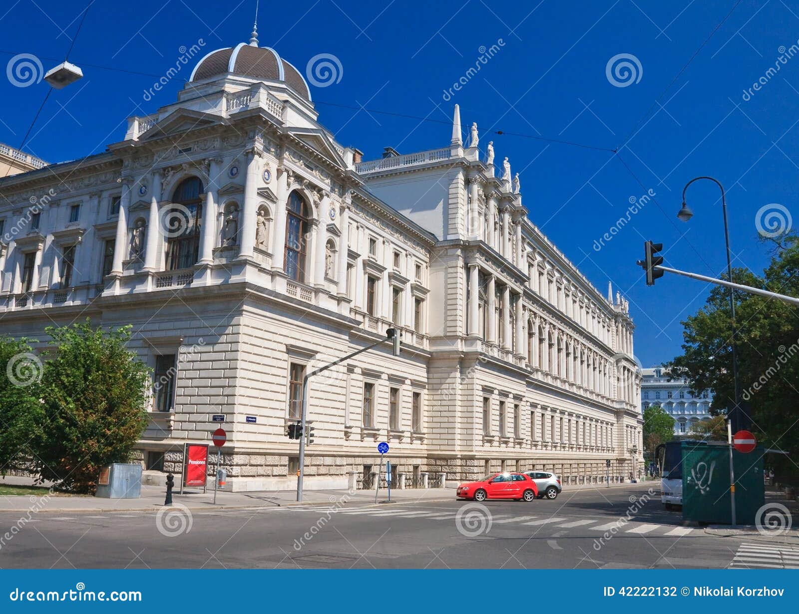 University. Vienna stock photo. Image of street, building - 42222132
