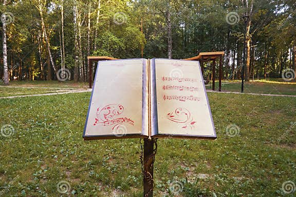 An Unknown Book, a Monument with Patterns. Landscaping, Sights and ...