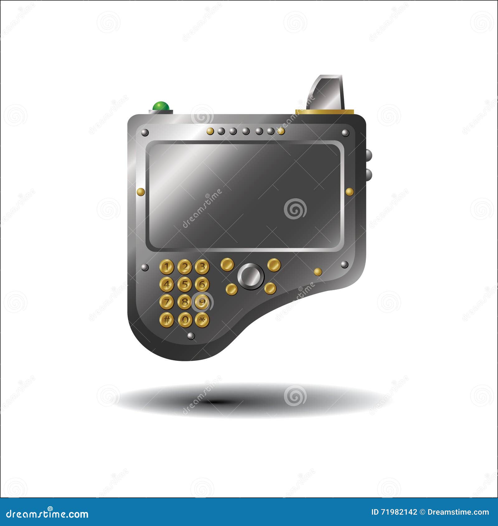Unknown device stock vector. Illustration of communication - 71982142