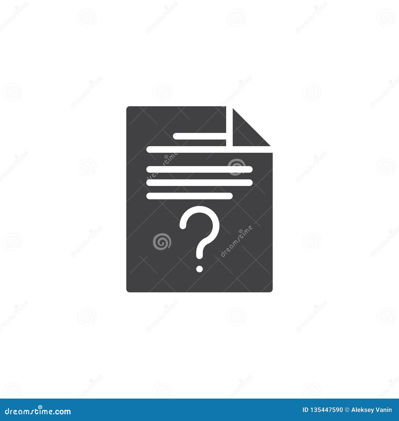 Unknown Document File Vector Icon Stock Vector - Illustration of ... Unknown Document File Vector Icon Stock Vector - Illustration of ...