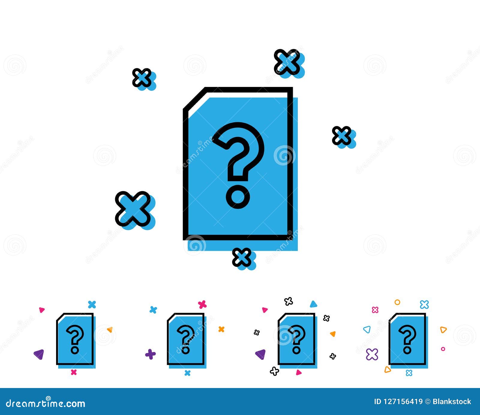 Unknown Document Line Icon. File with Question. Stock Vector ... Unknown Document Line Icon. File with Question. Stock Vector ...