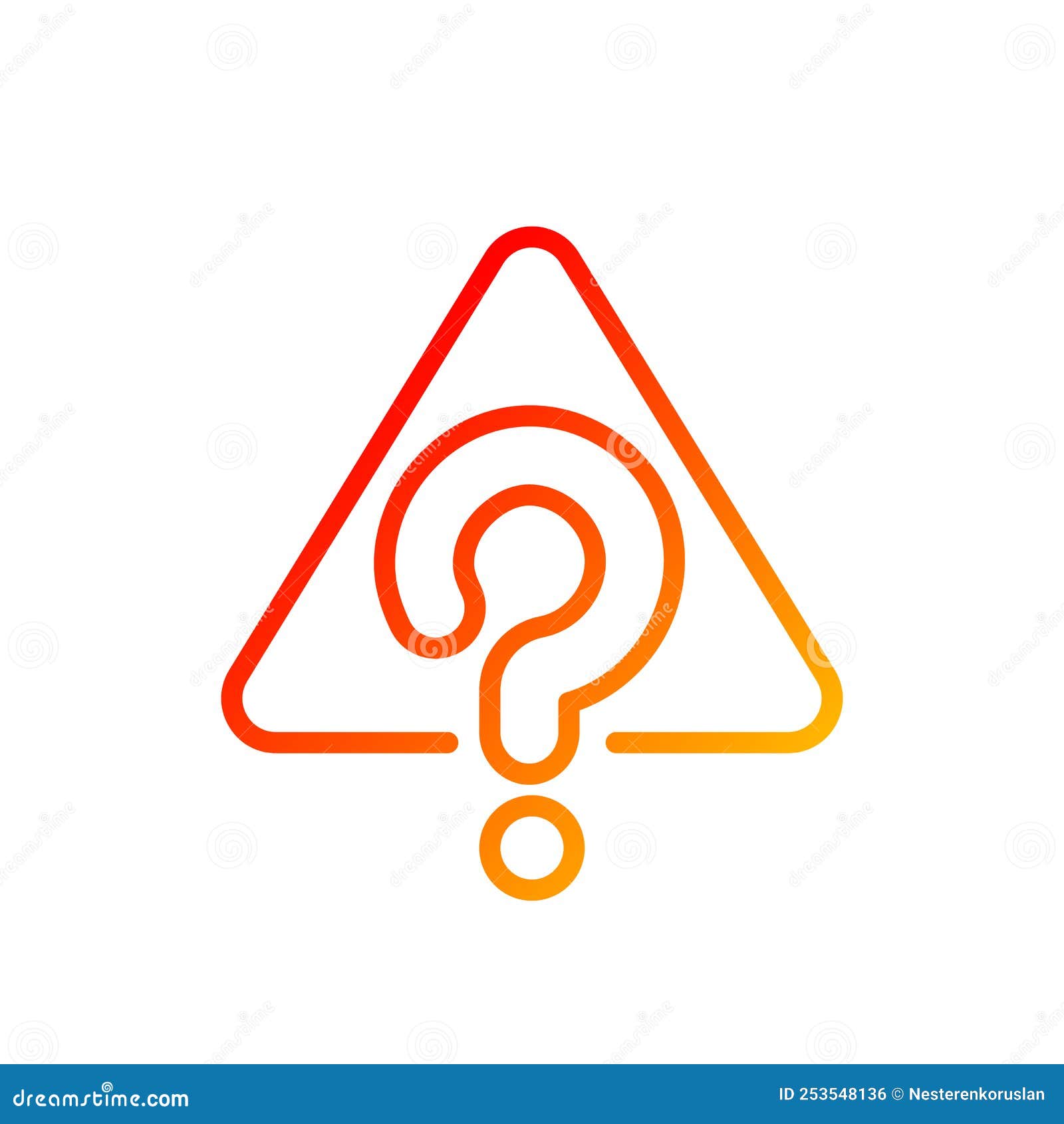 Unknown Error Pixel Perfect Gradient Linear Vector Icon Stock Vector ...