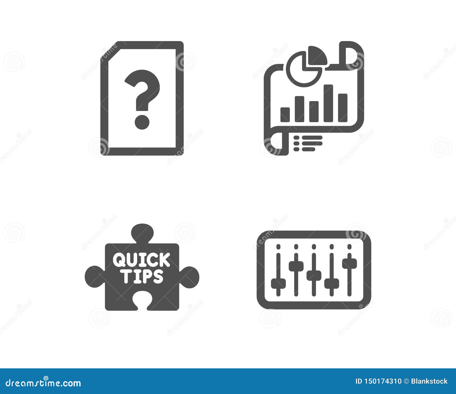 Unknown File, Report Document and Quick Tips Icons. Dj Controller Sign ... Unknown File, Report Document and Quick Tips Icons. Dj Controller Sign ...