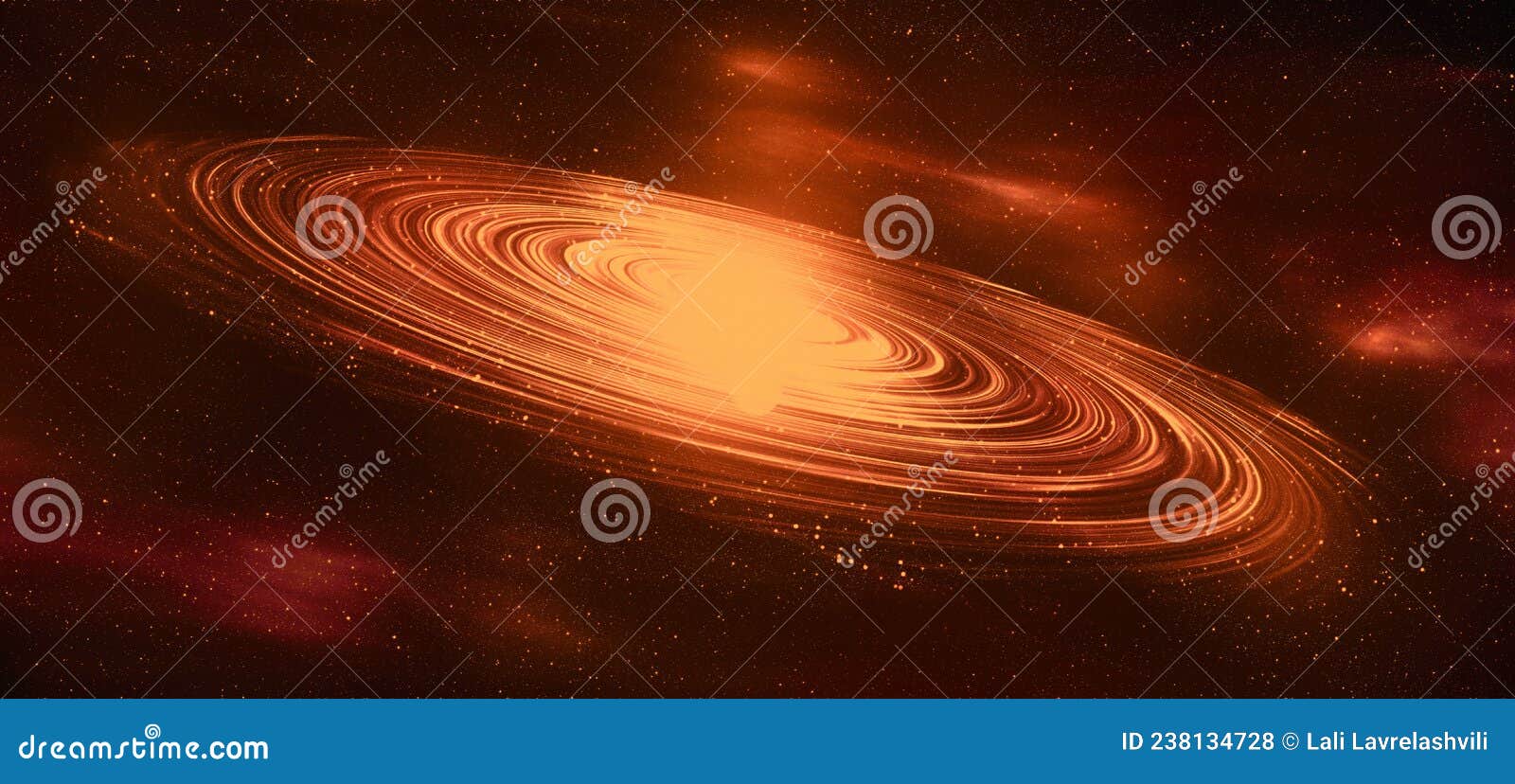 Unknown Galaxy in Space. Space Nebula. Cosmic Cluster of Stars. Outer ...