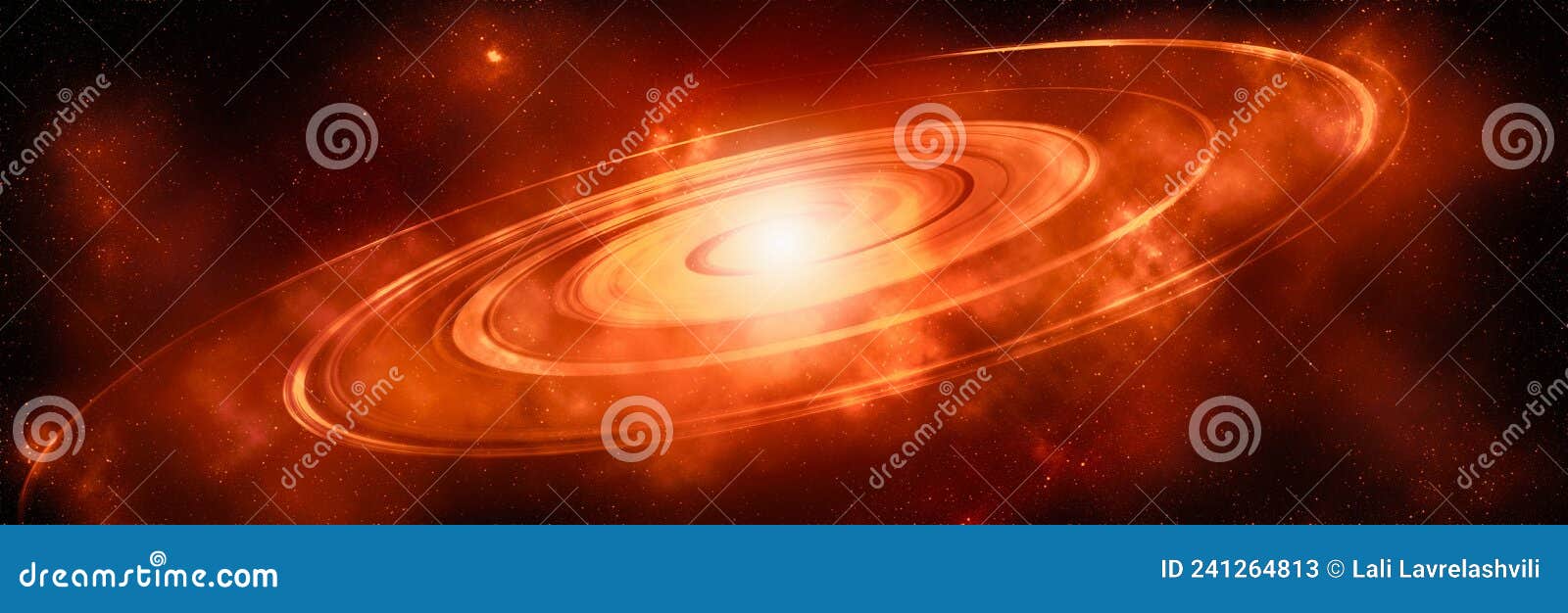 Unknown Galaxy in Space. Space Nebula. Cosmic Cluster of Stars. Outer ...