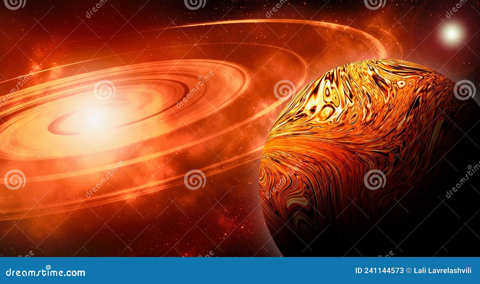 Unknown Galaxy in Space. Space Nebula. Cosmic Cluster of Stars. Outer ...