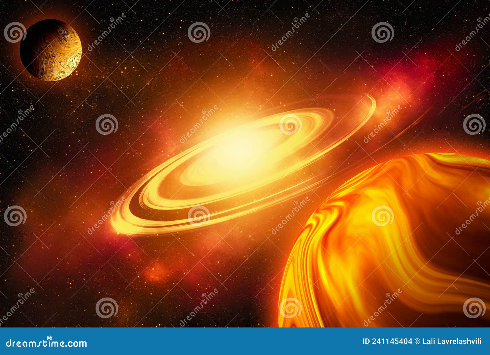 Unknown Galaxy in Space. Space Nebula. Cosmic Cluster of Stars. Outer ...