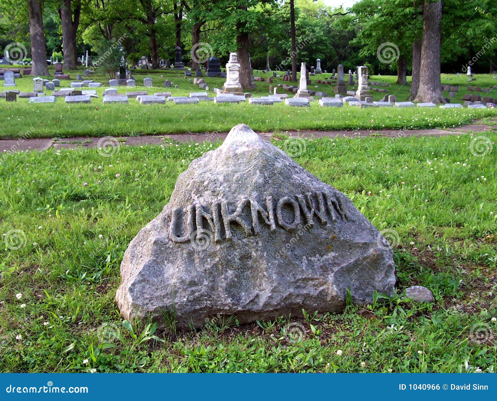 Unknown Grave stock photo. Image of illinois, peoria, springdale - 1040966