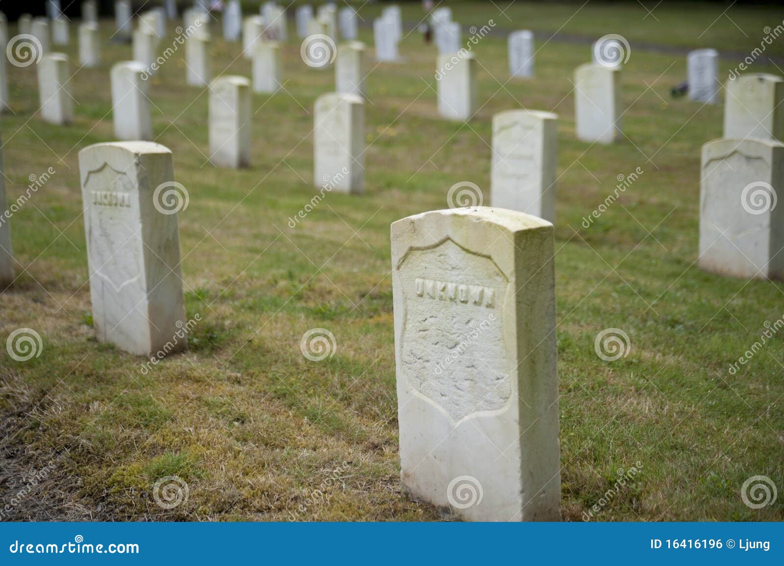 Unknown Grave Marker stock photo. Image of respect, internment - 16416196