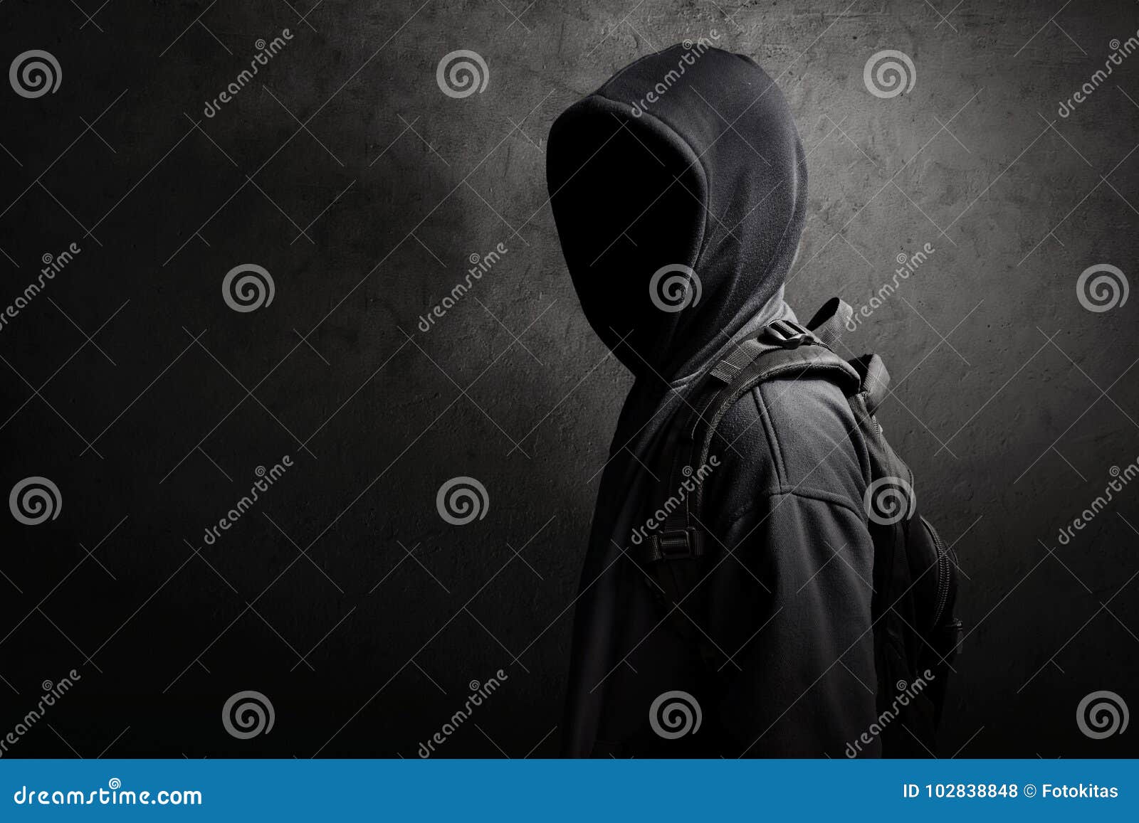 Unknown Hacker Standing on the Street Stock Photo - Image of outdoor ...
