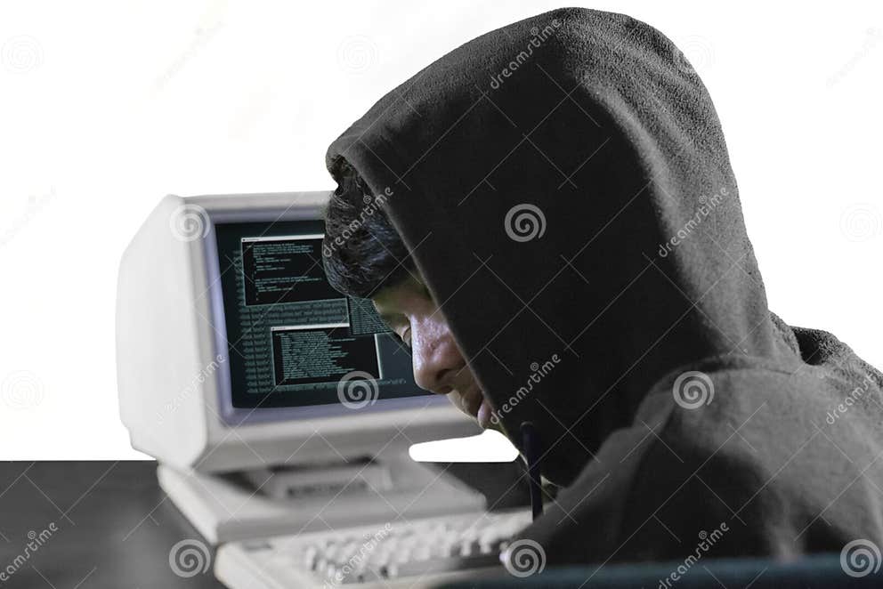 Unknown Hacker Stealing Information Stock Photo - Image of cyber ...