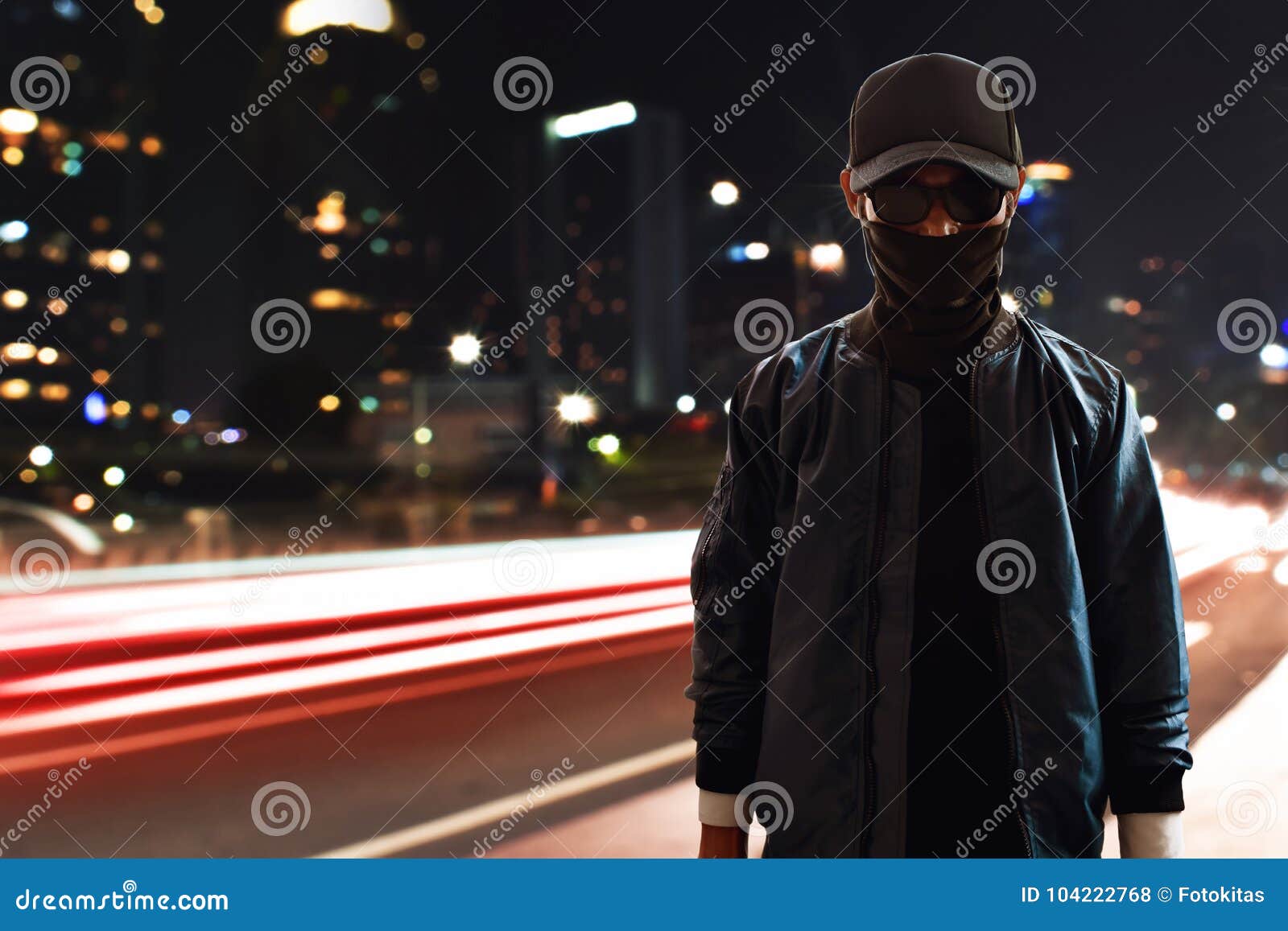 Unknown Hacker on the Street Stock Photo - Image of mysterious, mystery ...
