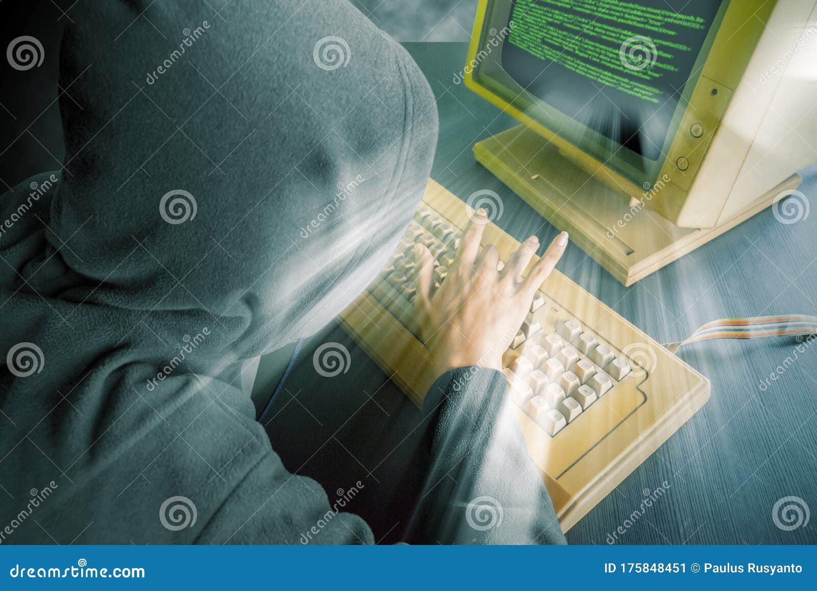 Unknown Hacker Trying To Hack System Stock Image Image Of Malware