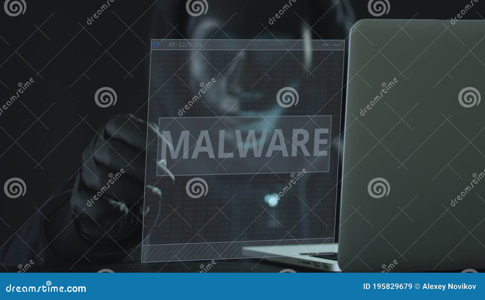 Unknown Hacker Wearing Black Mask Pulls MALWARE Tab from a Laptop ...