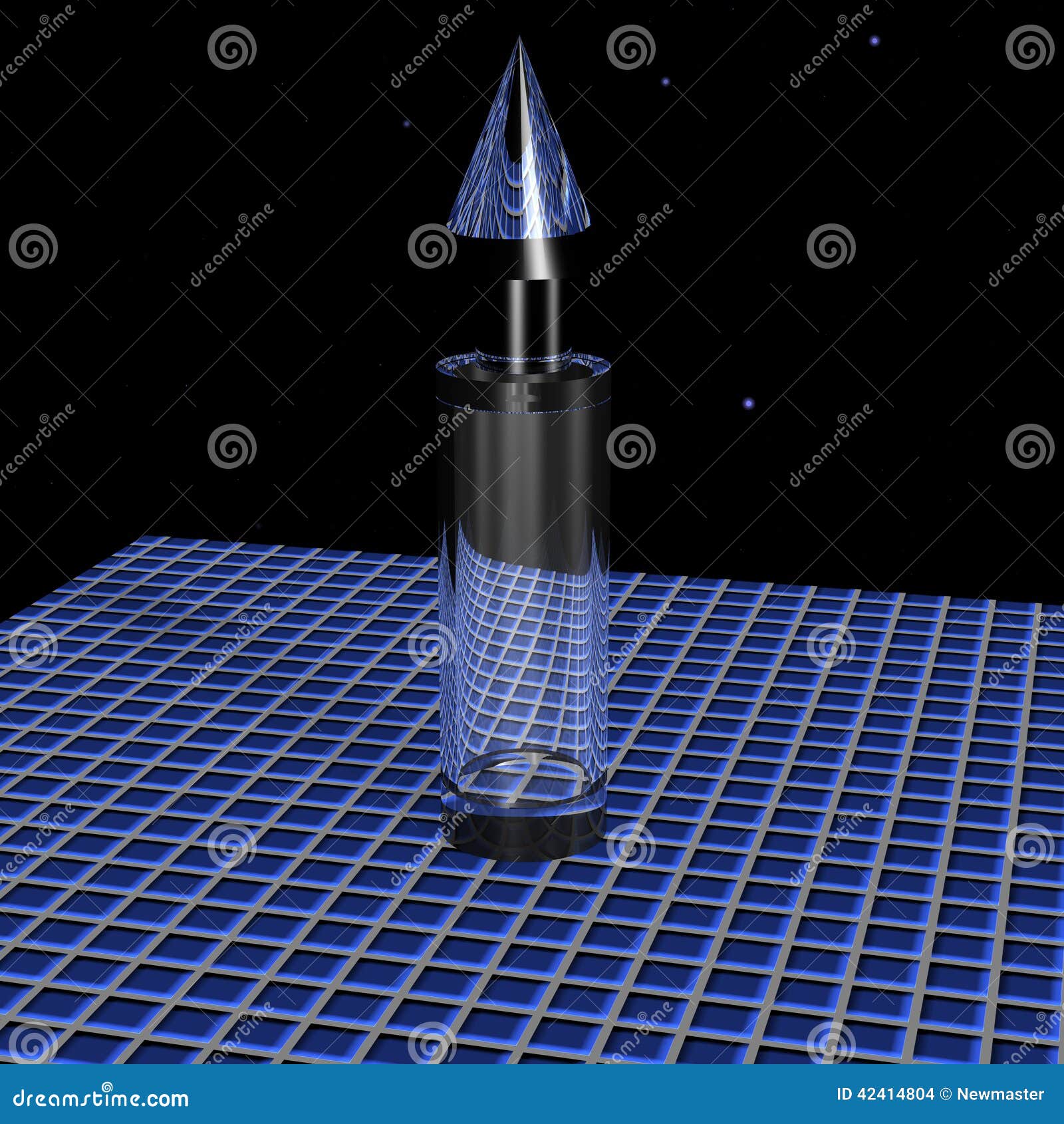 Unknown object stock illustration. Illustration of cone - 42414804