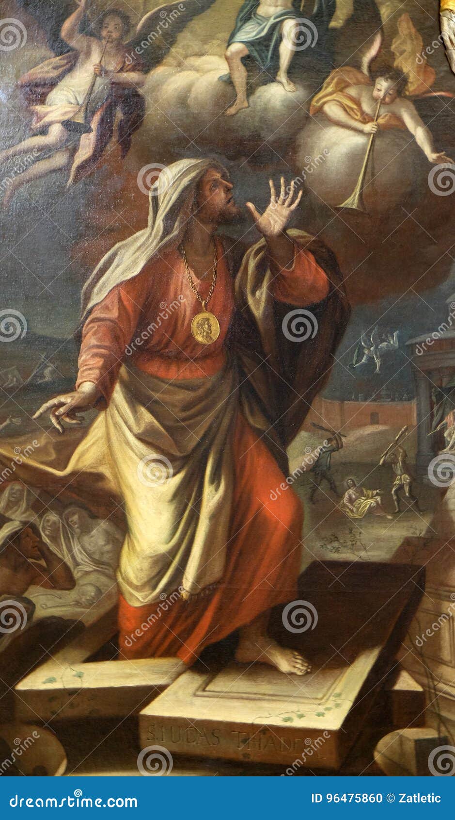 Unknown Painter: St. Jude Thaddeus Editorial Image - Image of ...