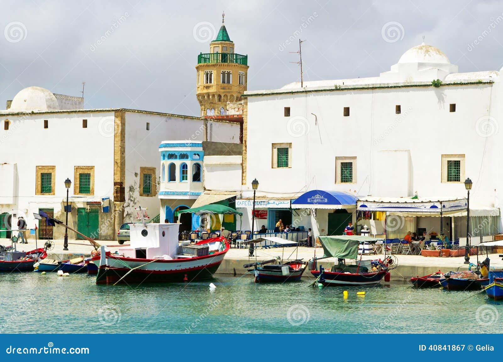 Unknown People are Resting in Resort Bizerte, Tunisia Editorial ...