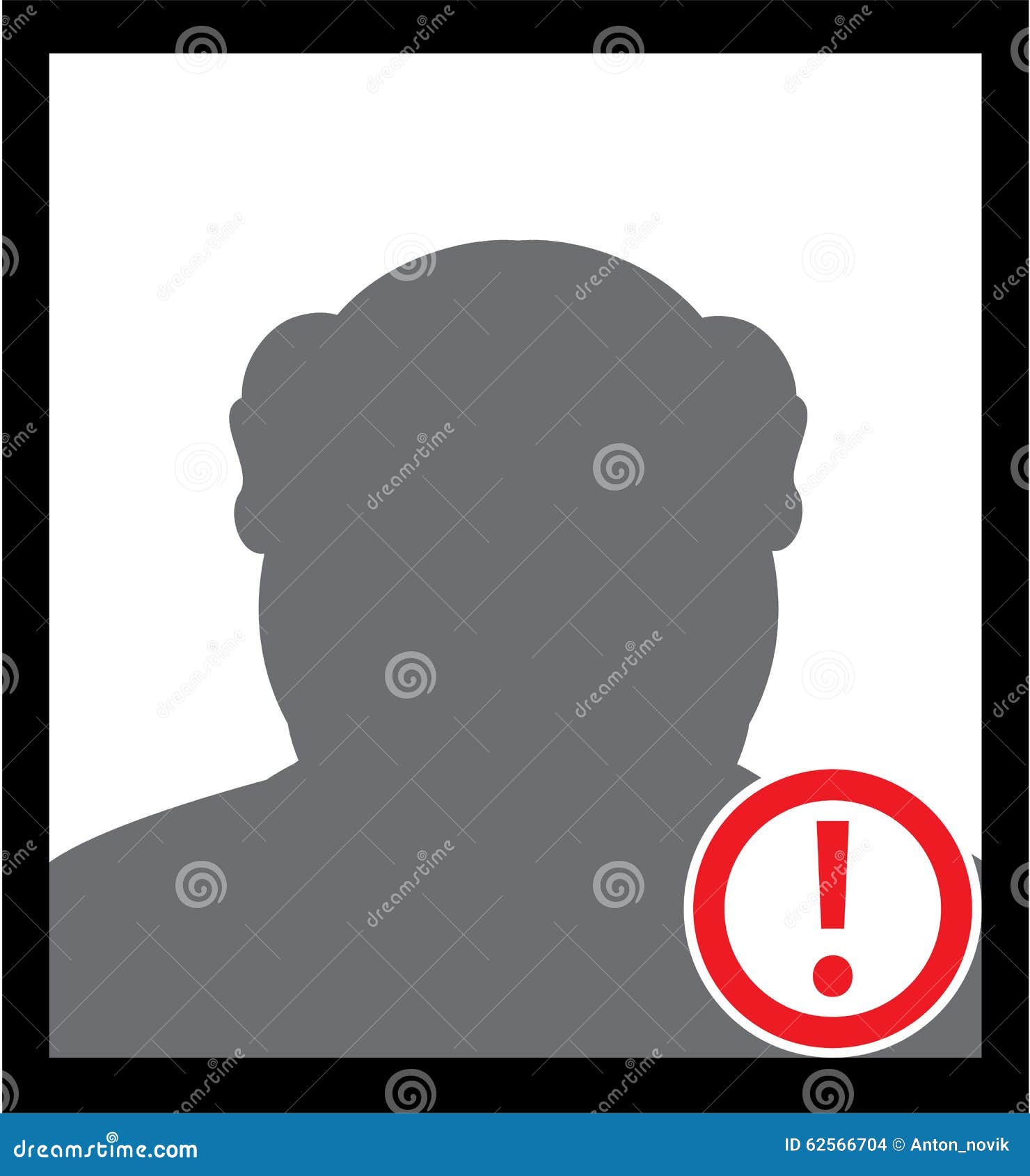 Unknown Person Criminal Icon Stock Vector - Illustration of avatar ...