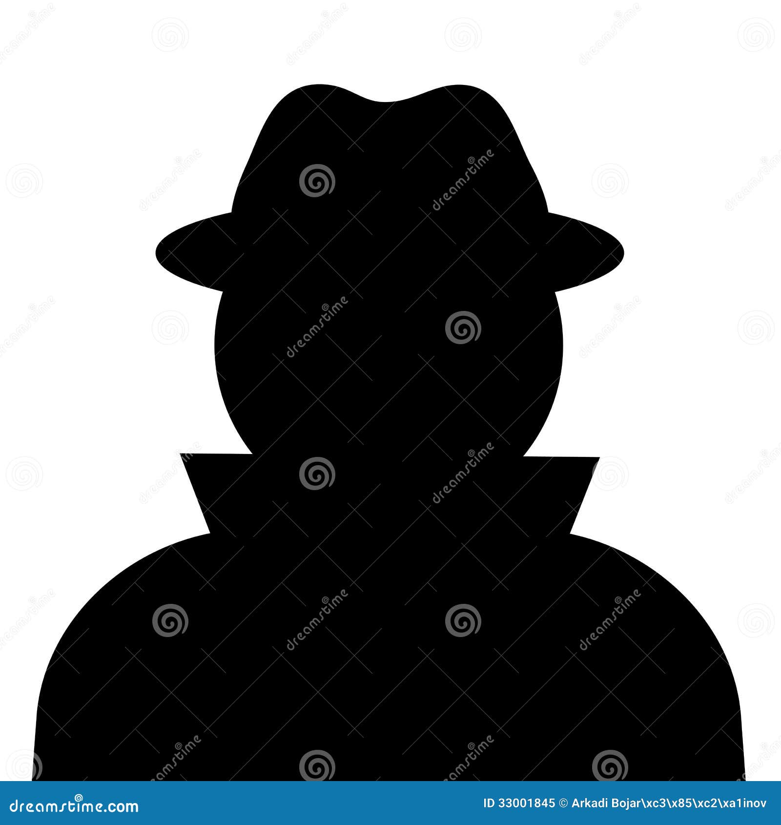 Anonym, Unknown Person Sign. Black Icon On White Popart Splash At Green ...