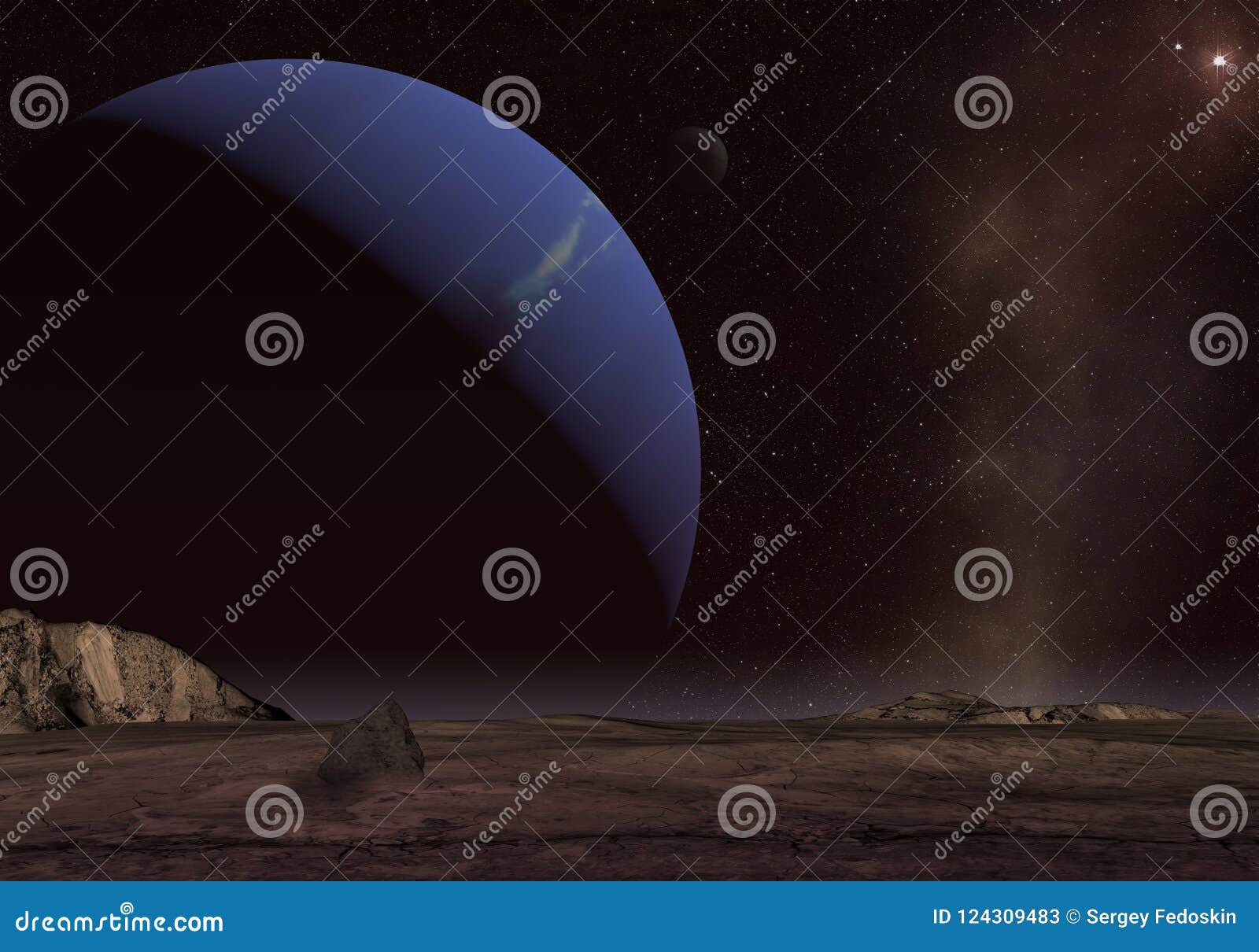 Unknown Planets. Space Exploration Stock Image - Image of background ...
