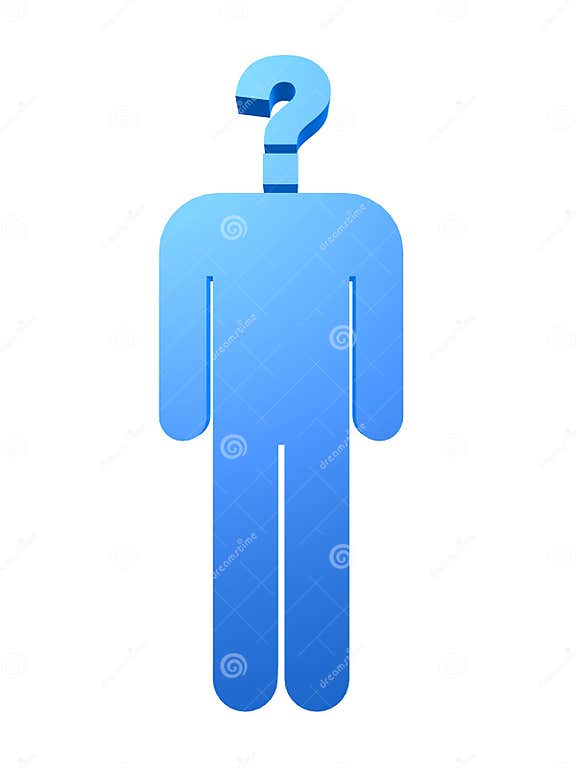 Unknown sign stock illustration. Illustration of head - 1677669