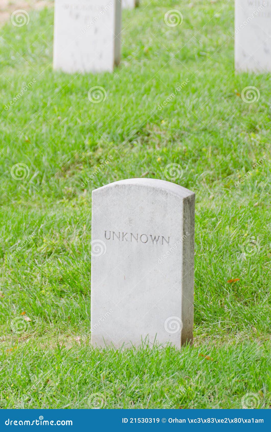 Unknown Soldier Gravestone in Arlington Cemetery Stock Image - Image of ...
