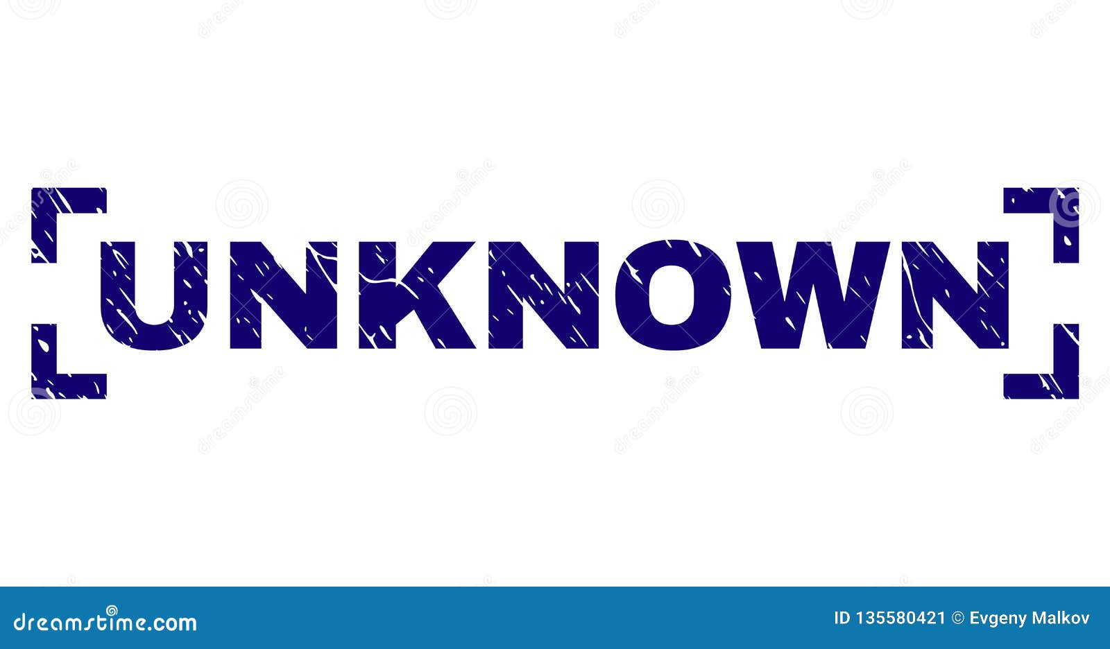 Grunge Textured UNKNOWN Stamp Seal Inside Corners Stock Vector ...