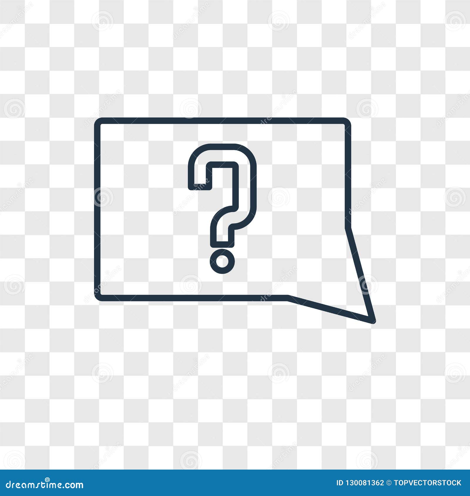 Linear Unknown Topic Icon From Education Outline Collection. Thin Line ...