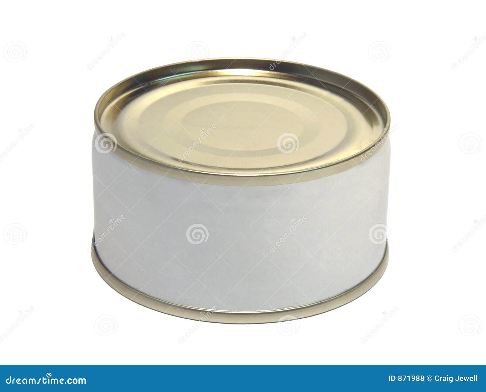 Unlabeled Food Can stock photo. Image of space, store, tuna - 871988