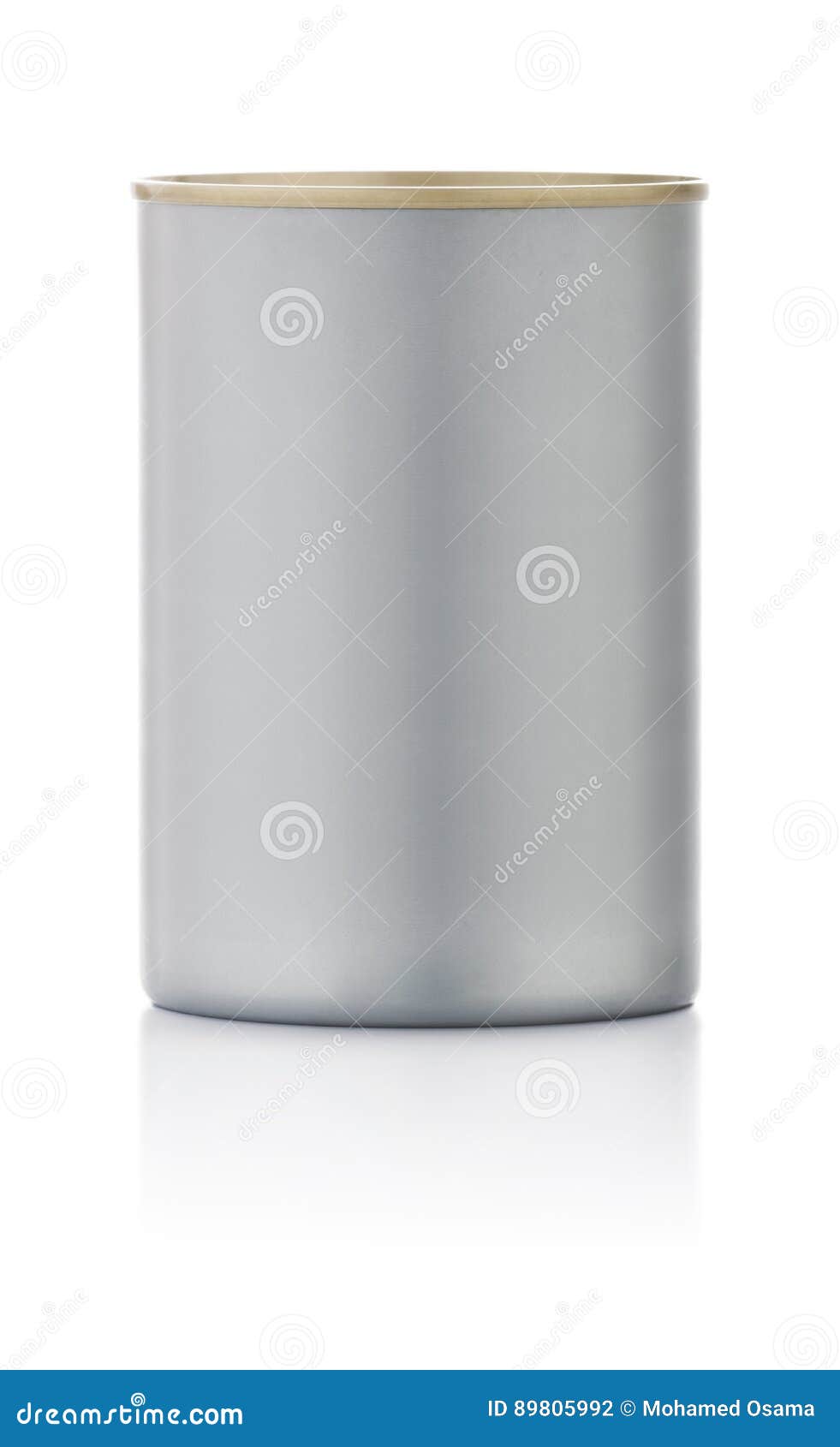 Unlabeled Food Can stock photo. Image of recycling, ring - 89805992