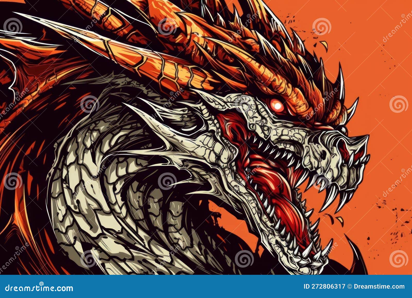 Unleash The Power Of Demonic Dragon Character In Comic Style ... Unleash The Power Of Demonic Dragon Character In Comic Style ...