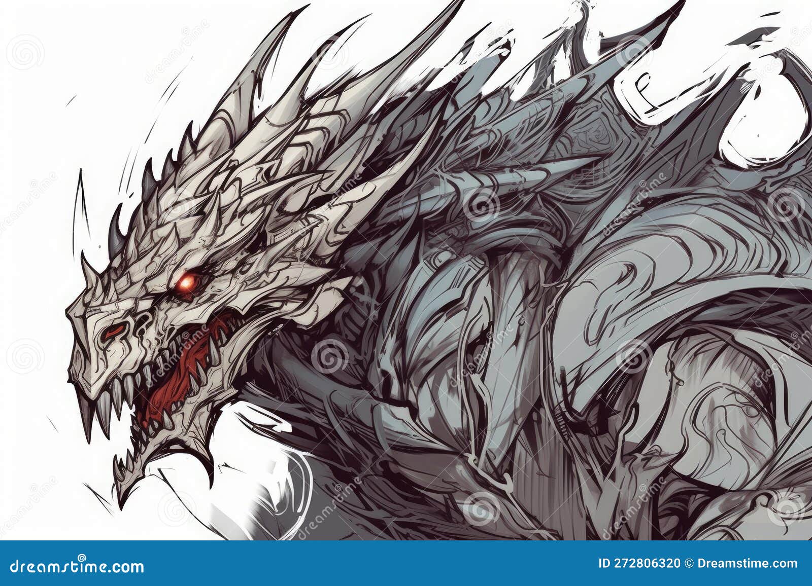 Unleash the Power of Demonic Dragon Character in Comic Style ... Unleash the Power of Demonic Dragon Character in Comic Style ...