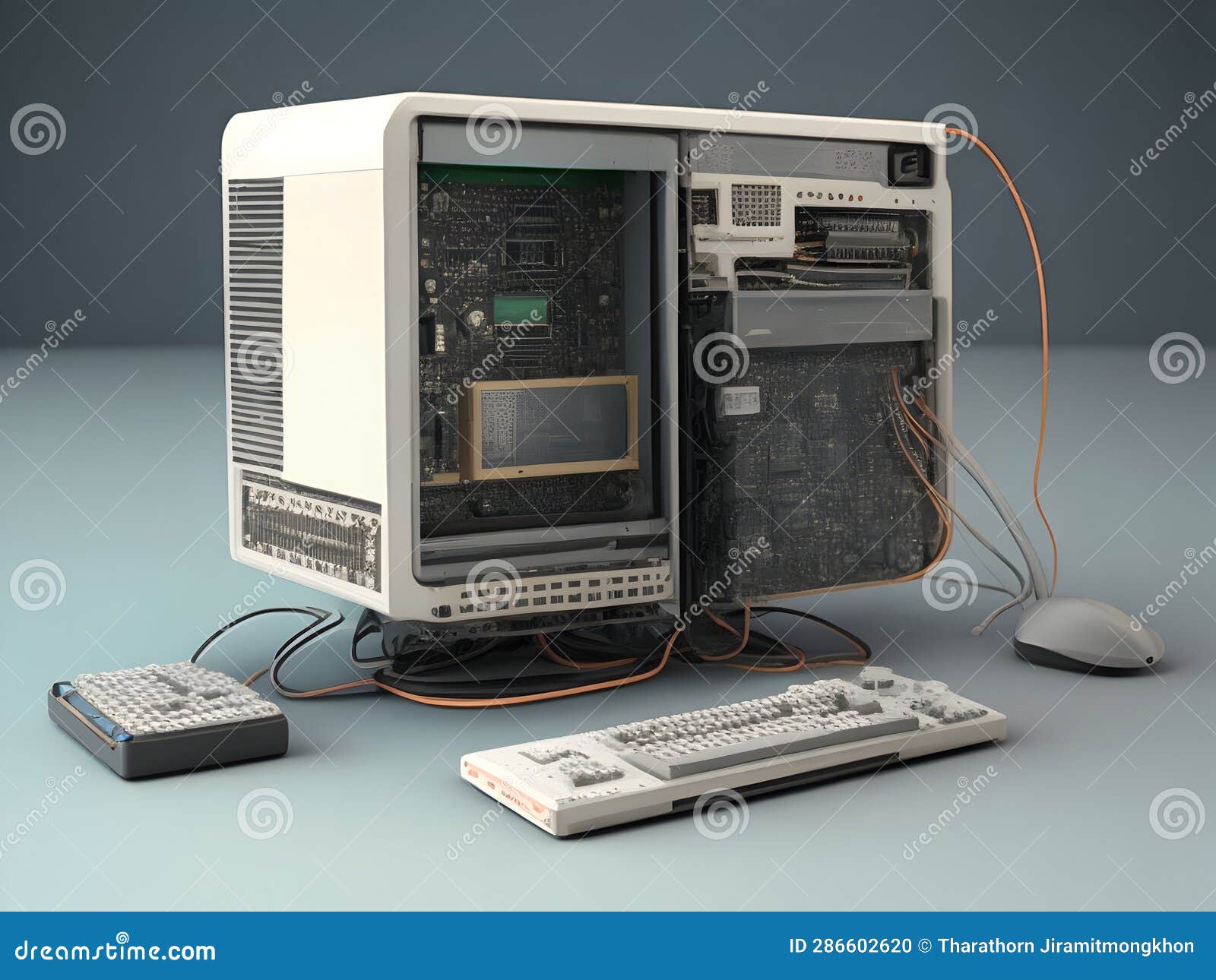 Digital Minds at Work: Extraordinary Smart Computer Visuals Stock ...