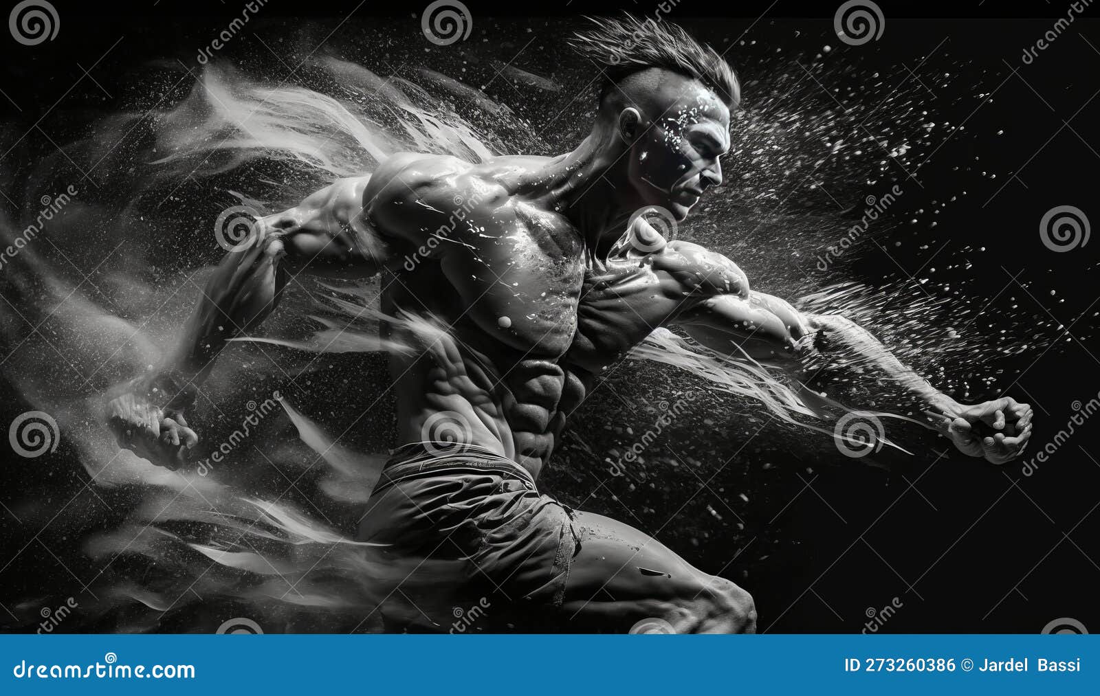 Unleash Your Strength: Powerful and Dynamic Muay Thai Fighter in Action ...