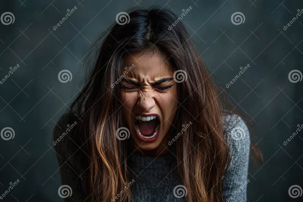 Unleashed Emotion: Deep Expression of Raw Anger, Capturing Intensity ...