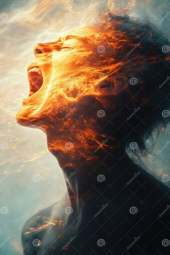 Unleashed Emotion: Deep Expression of Raw Anger, Capturing Intensity ...