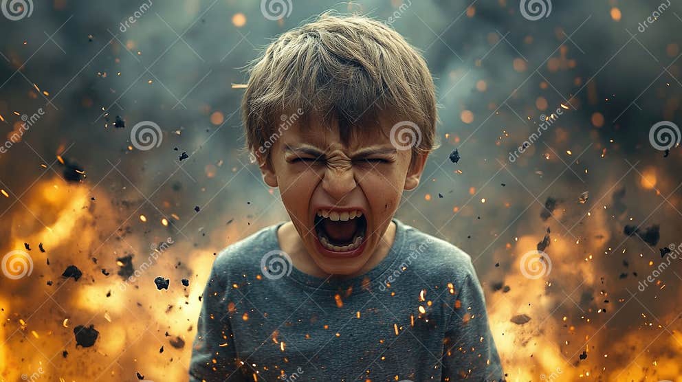 Unleashed Emotion: Deep Expression of Raw Anger, Capturing Intensity ...