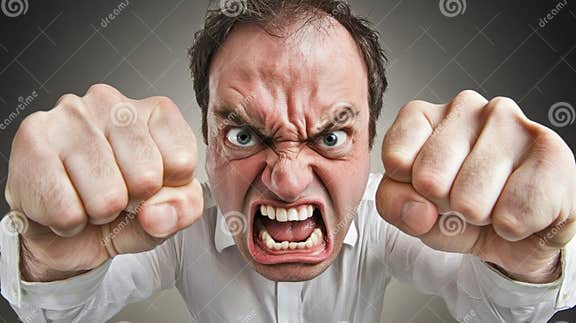 Unleashed Emotion: Deep Expression of Raw Anger, Capturing Intensity ...