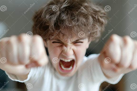 Unleashed Emotion: Deep Expression of Raw Anger, Capturing Intensity ...