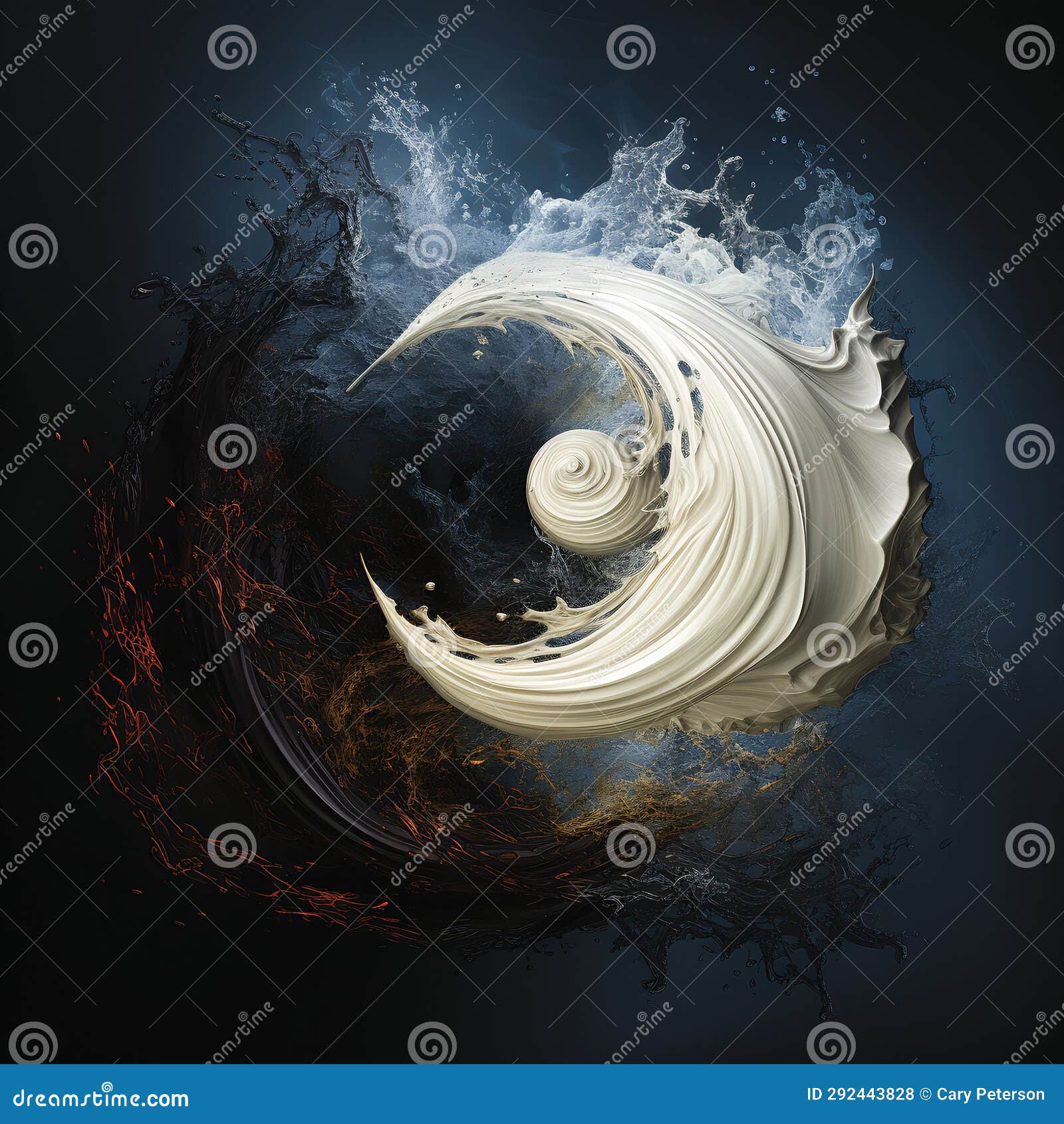 Unleashing the Infinite Potential: a Digital Snail Shell Engine Stock ...