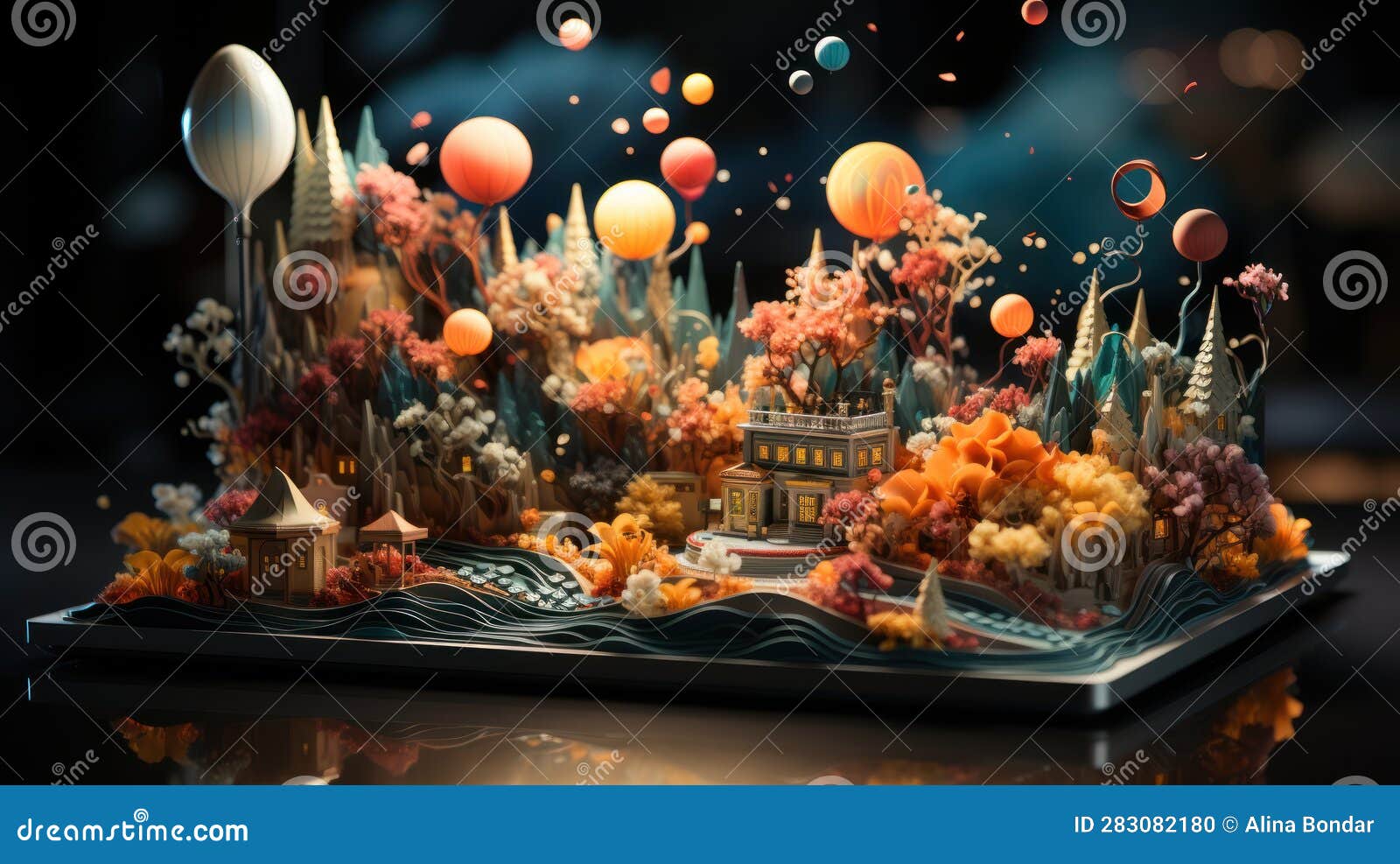 Unleashing Potential. Created with Generative AI Stock Illustration ...