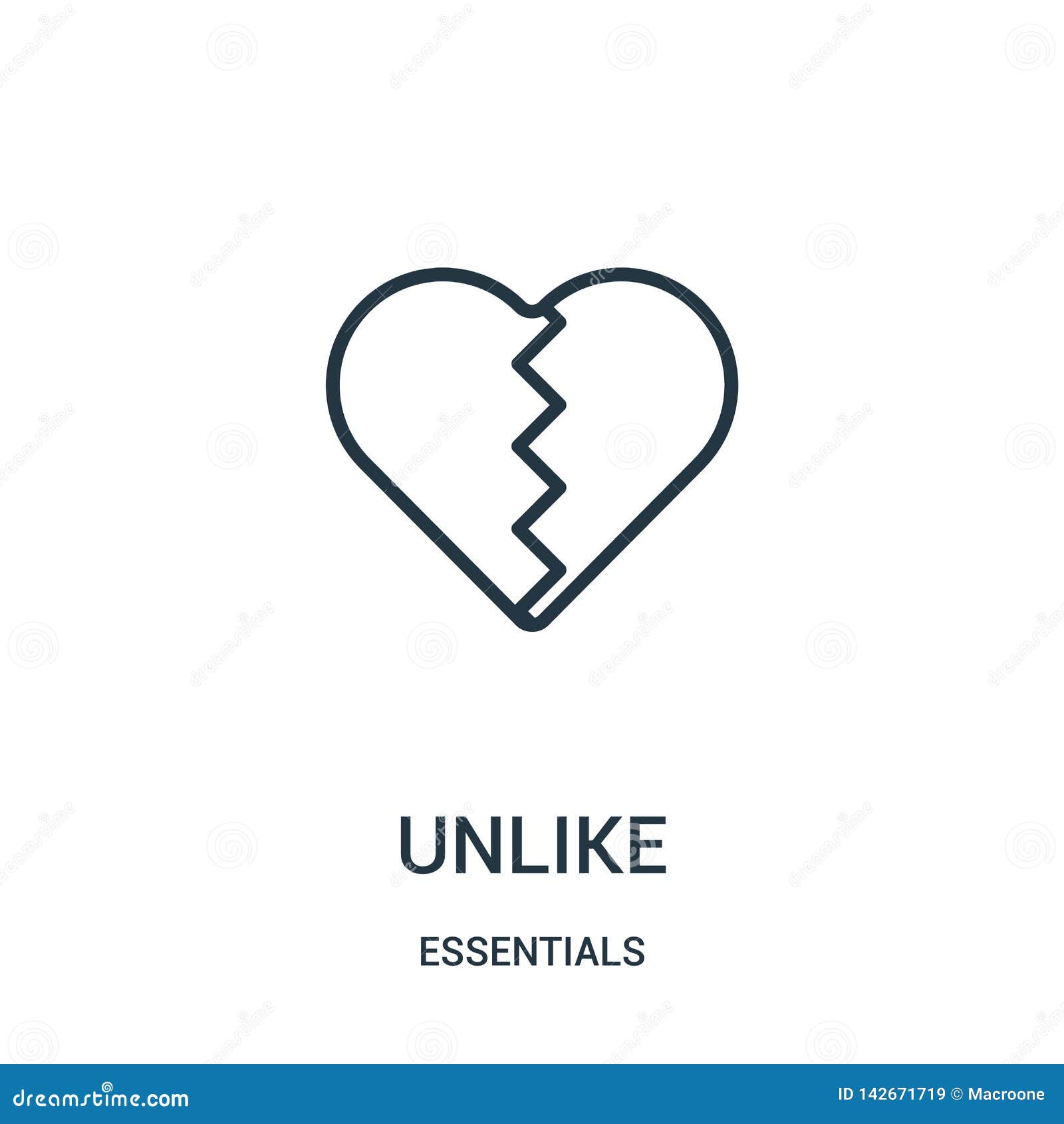 Unlike Icon Vector from Essentials Collection. Thin Line Unlike Outline ... Unlike Icon Vector from Essentials Collection. Thin Line Unlike Outline ...