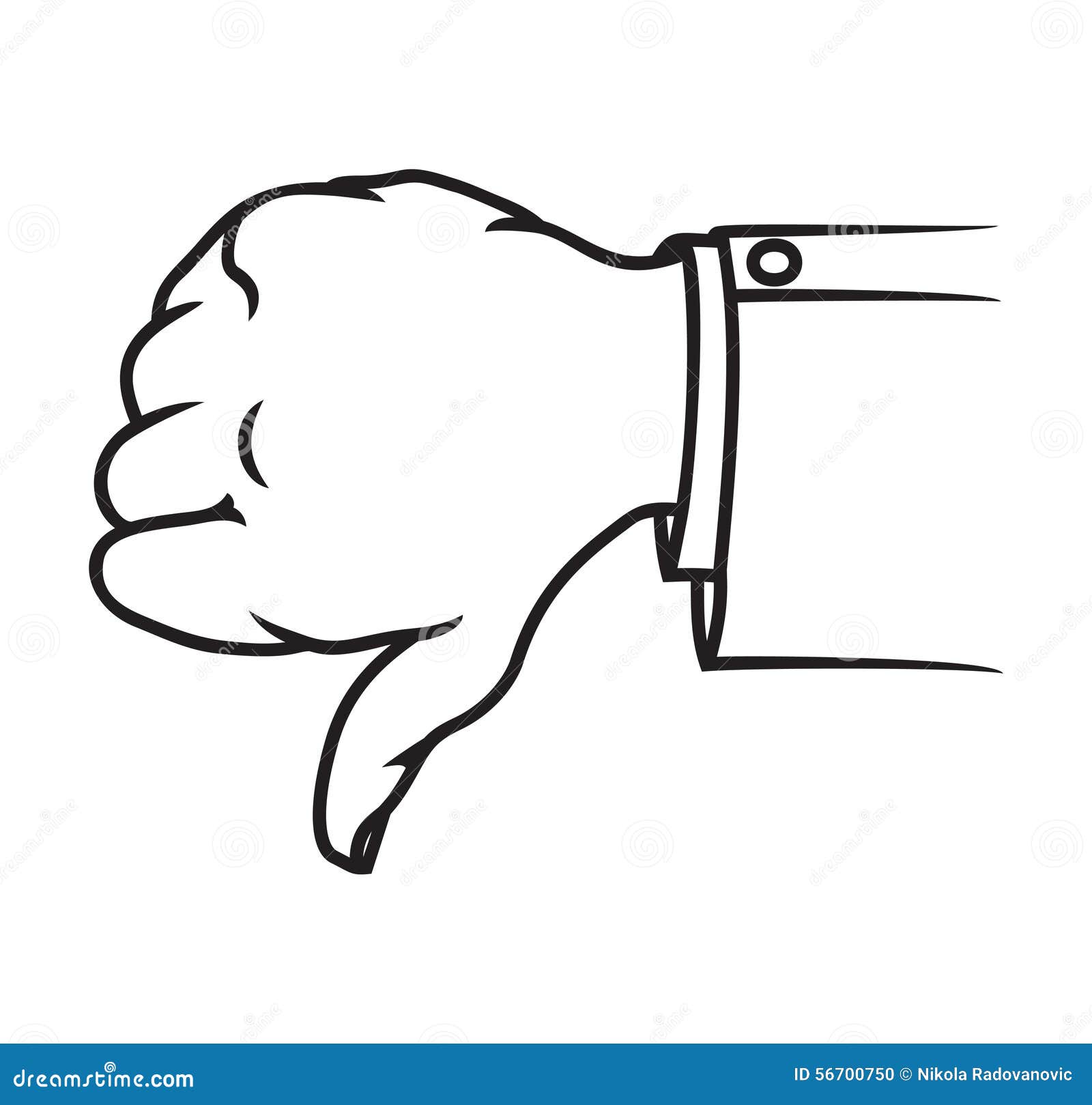 Unlike stock illustration. Illustration of stop, dislike - 56700750