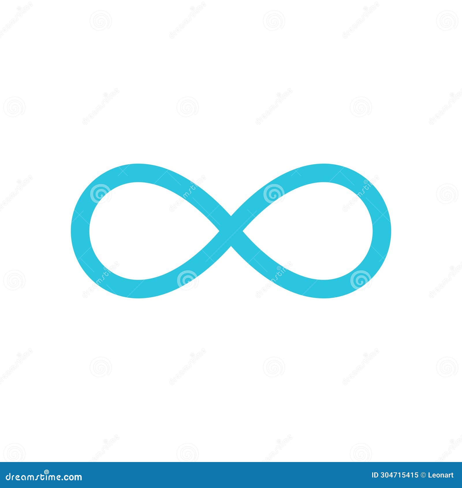 Eternity Icon. Mobius Line Vector Logo Infinity Symbols Isolated On ...