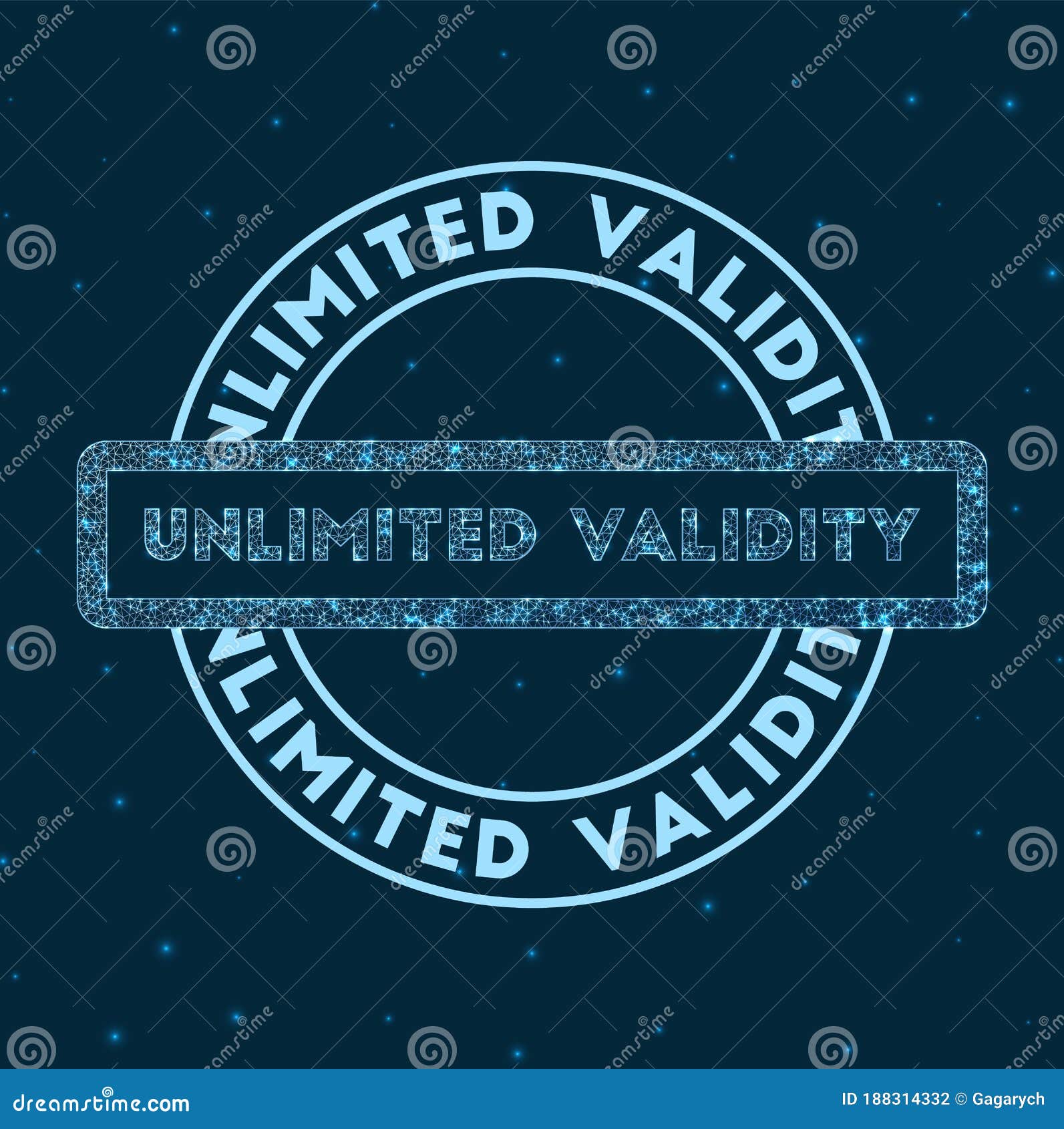 Validity Unlimited Rubber Stamp Isolated On White. Vector Illustration ...