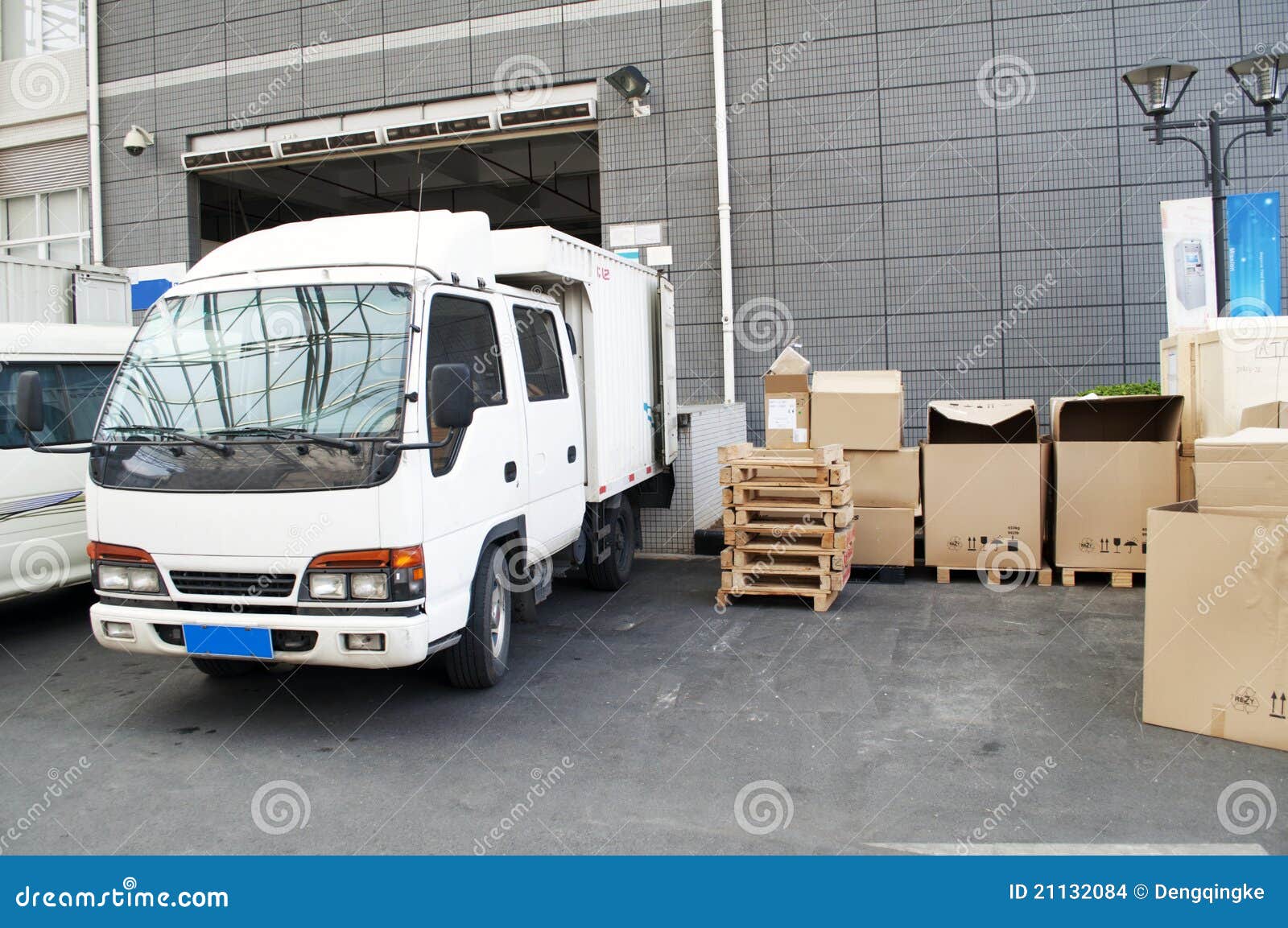 Unloading stock photo. Image of background, carry, crate - 21132084